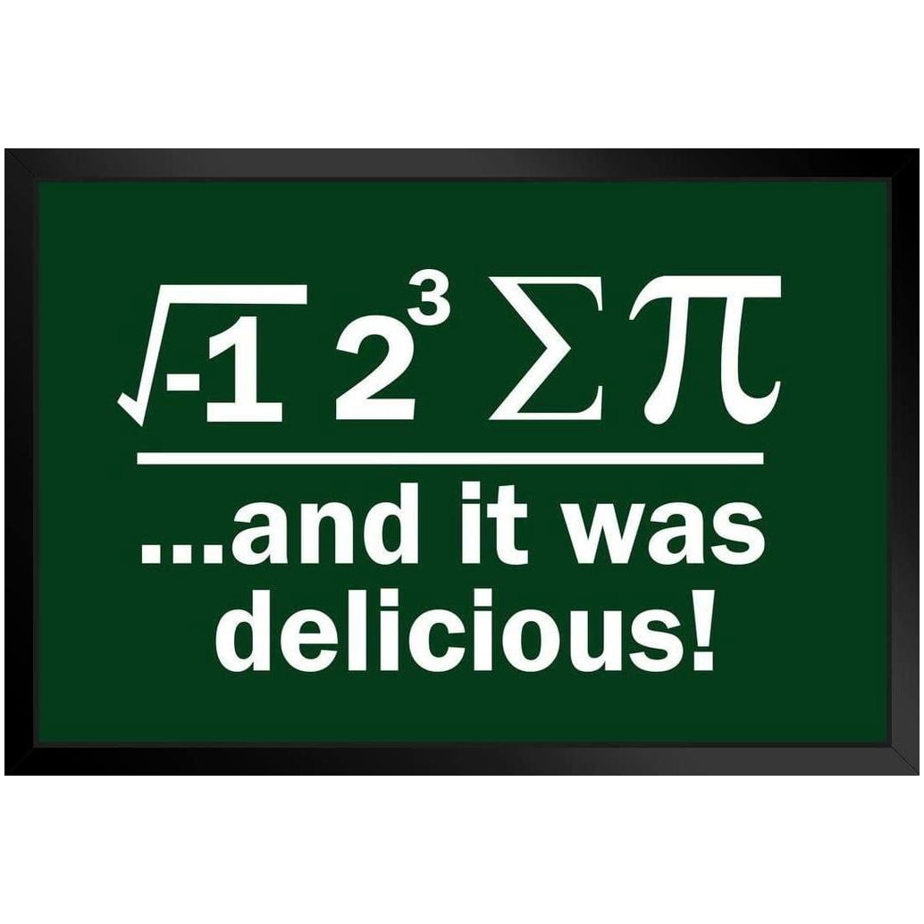 I Ate Sum Pi and It was Delicious Math Poster for Middle School ...