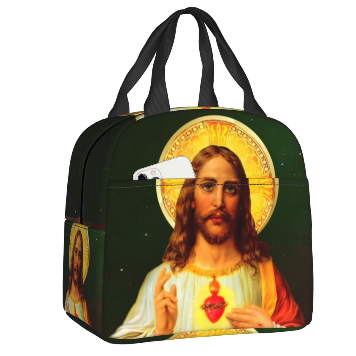 I Believe In Jesus Christ Lunch Bag Women Thermal Cooler Warm Insulated ...