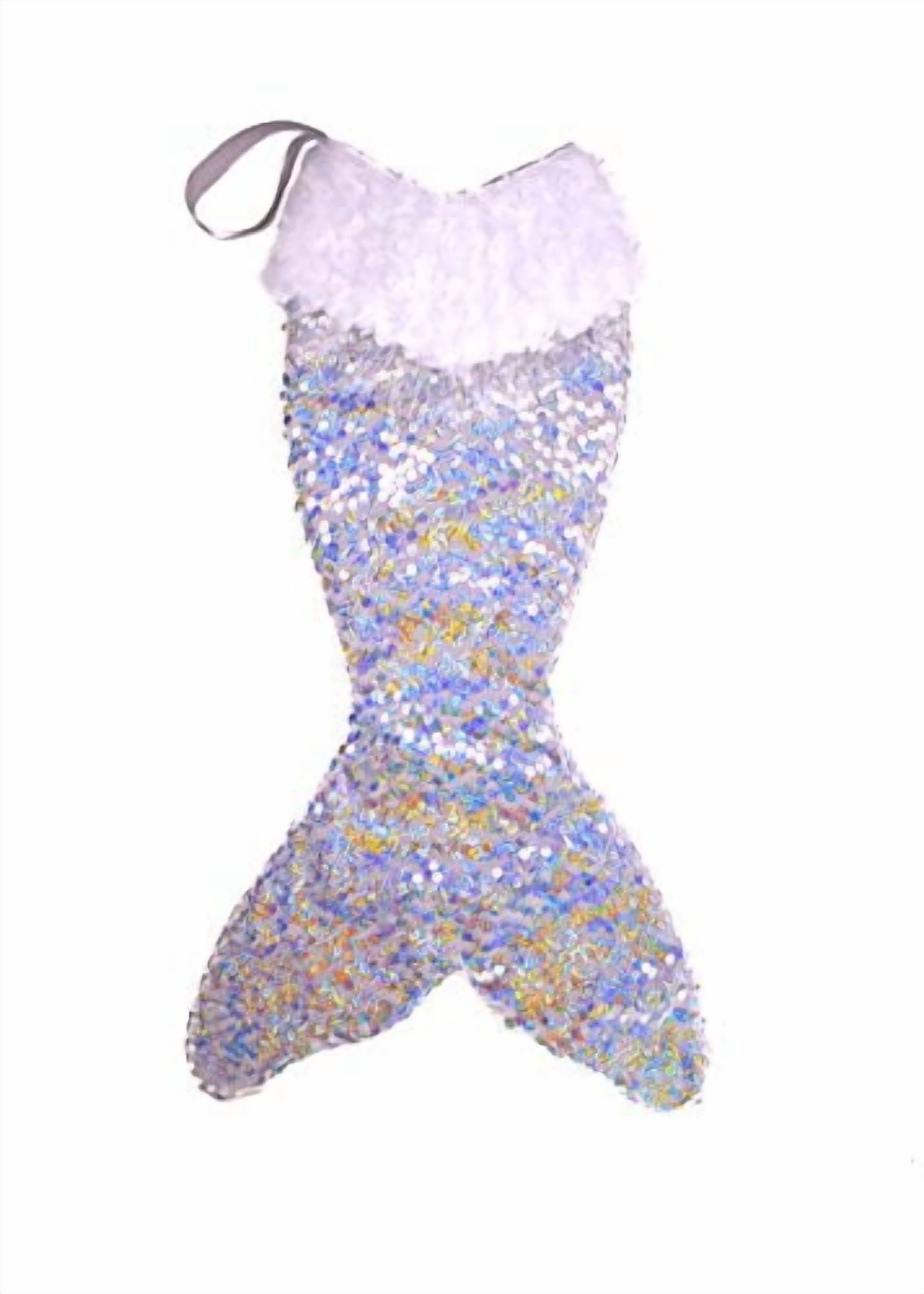 I Believe in Mermaids Mermaid Tail Christmas Stocking - Shell ...