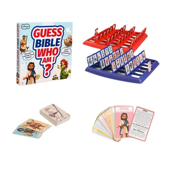 Who I Am Board Games, 24 Holy Characters with Life Story & Verse Cards ...