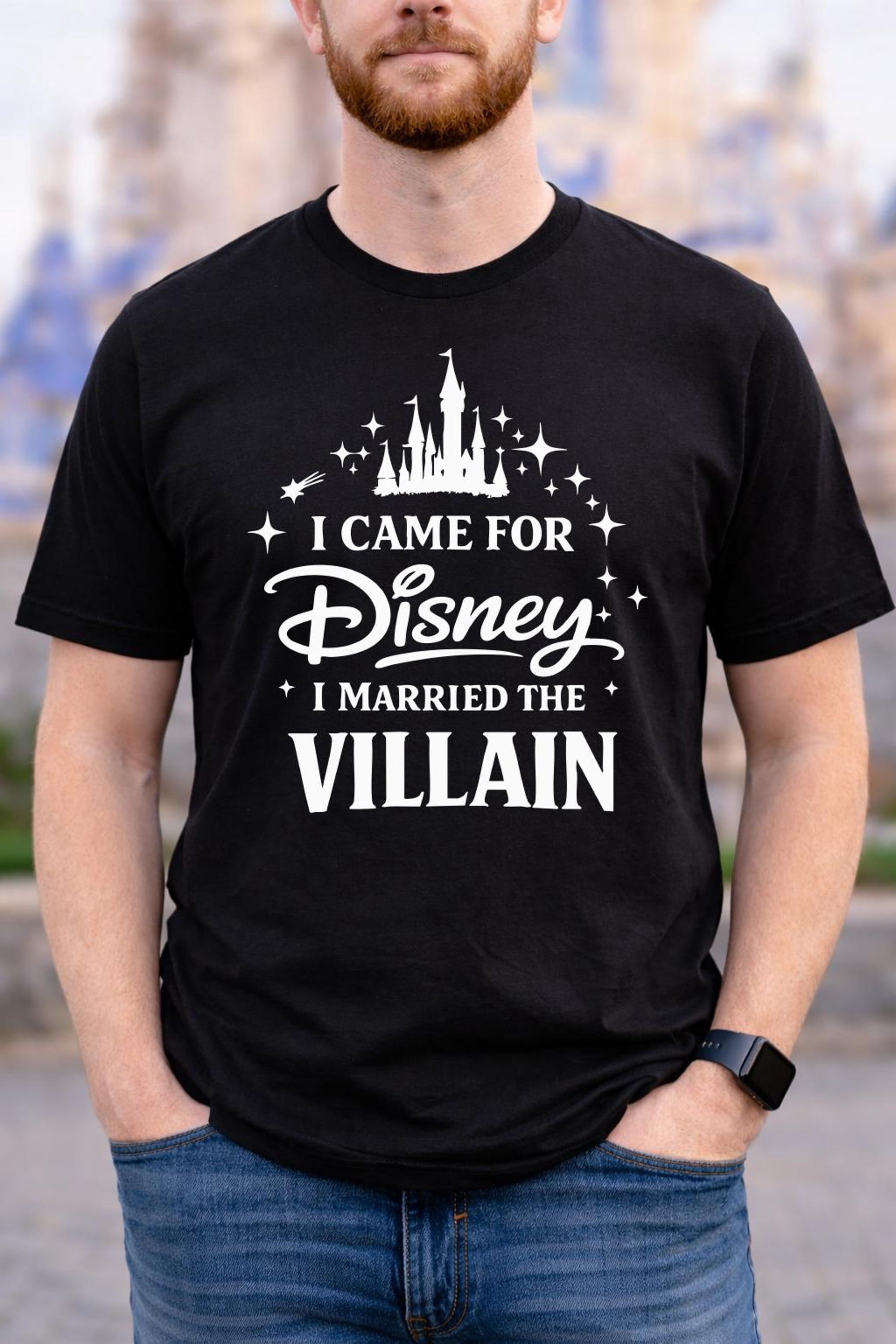 I Came for Disney I Married the Villain Shirt Funny Disney Trip Shirt ...