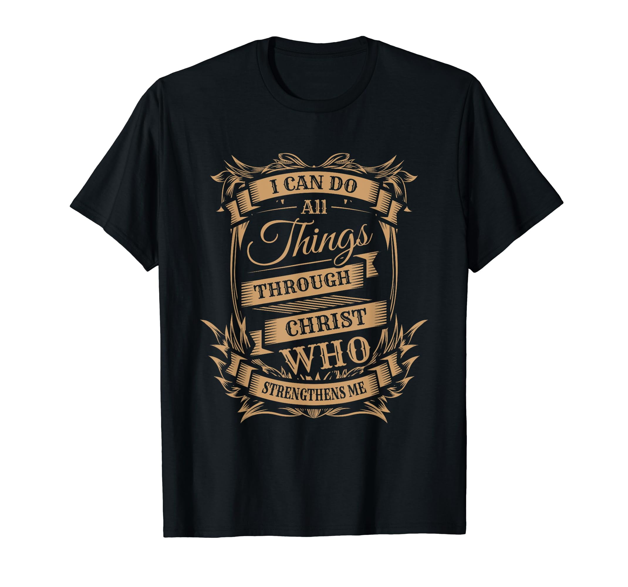 I Can Do All Things Through Christ Butterfly Religious T-Shirt ...