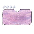 I Can Do All Things Through Christ Car Windshield Sun Shade UV Heat ...