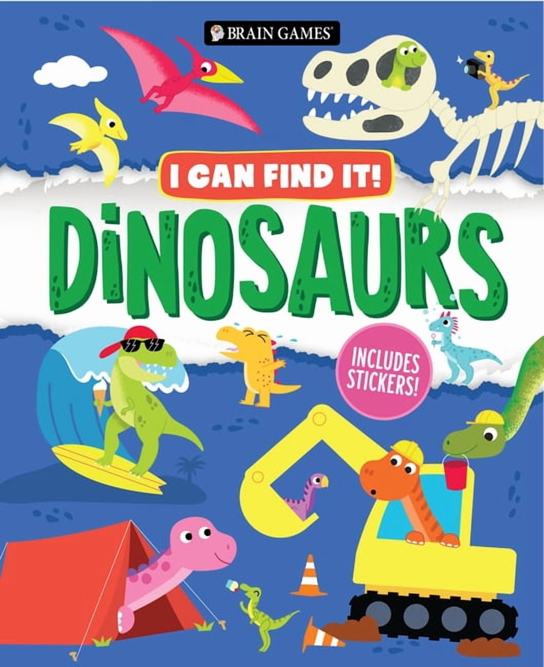 I Can Find It! Brain Games - I Can Find It!: Dinosaurs - Includes ...