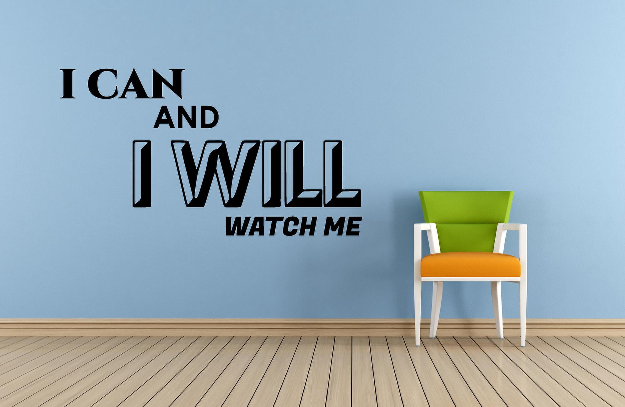 I Can and I Will Watch Me Fitness Workout Success Motivation Quotes ...