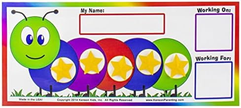“I Can Do It!” Caterpillar Token Board Dry Erase Chart for Kids ...
