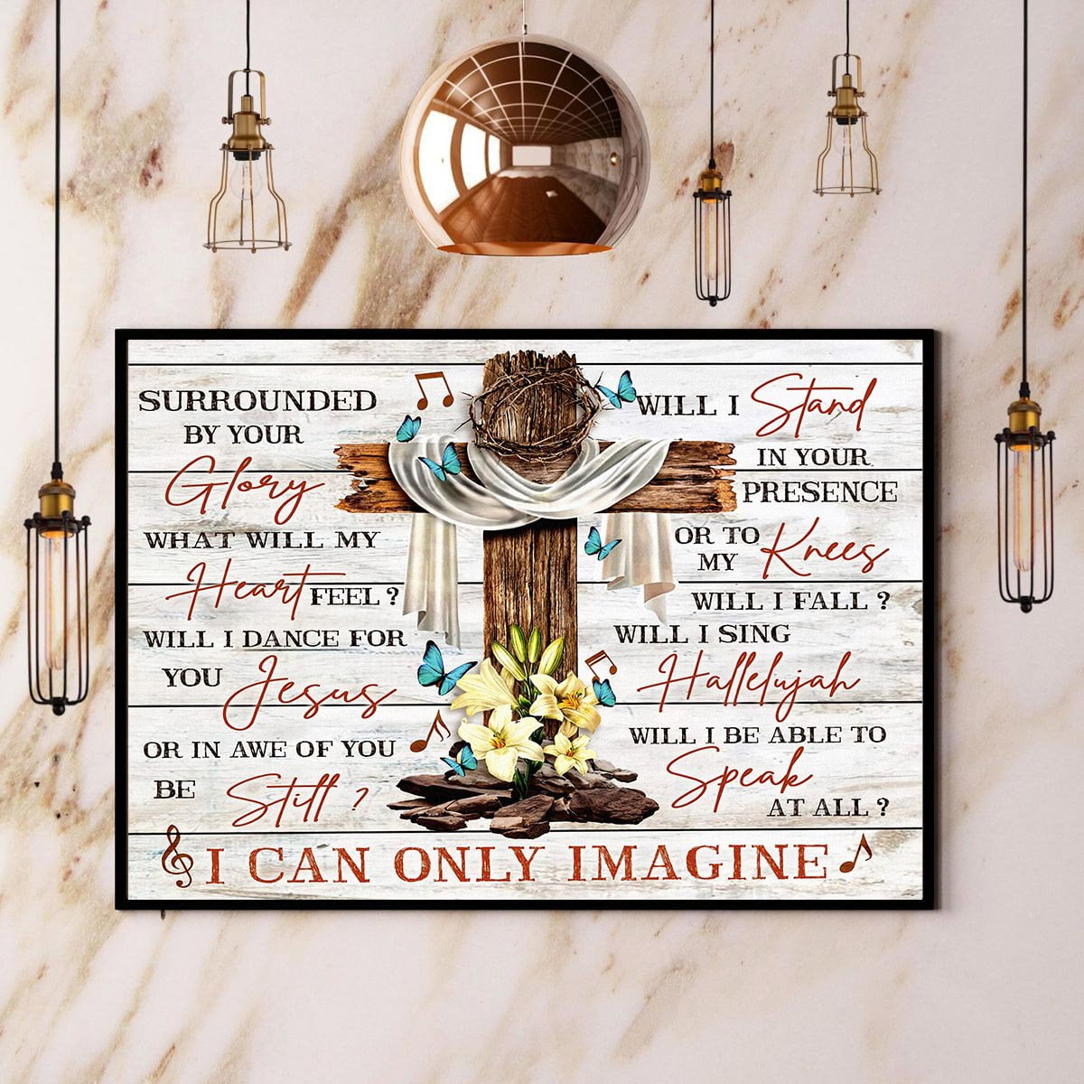 I Can Only Imagine Poster Christian Poster No Frame Matte Wall Art ...