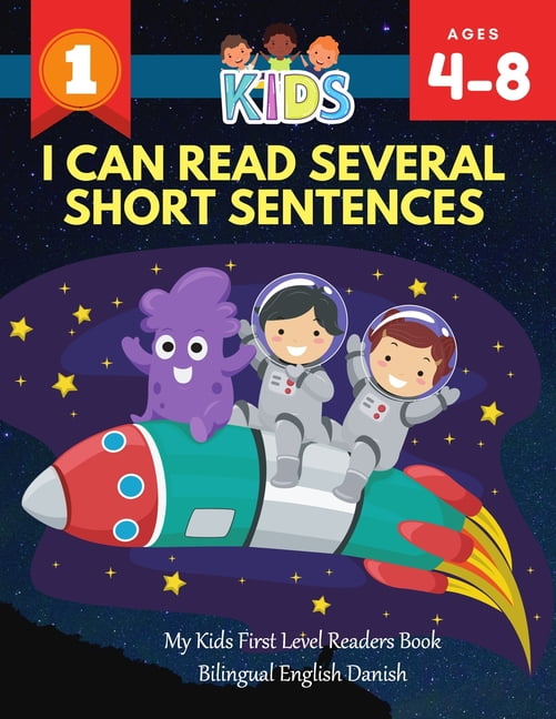 I Can Read Several Short Sentences. My Kids First Level Readers Book Bilingual English Danish ...