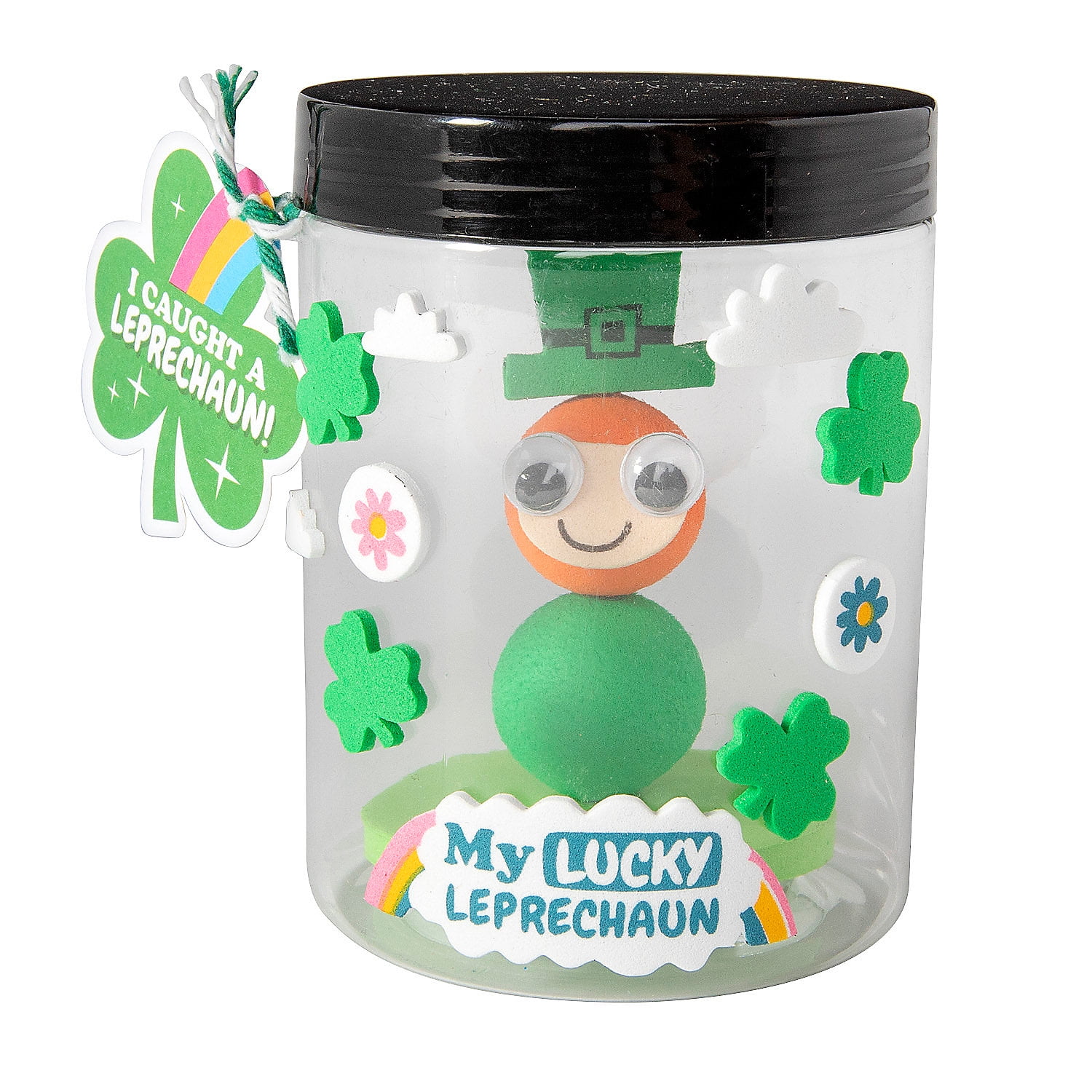 Fun Express, Leprechaun Jar Craft Kit for Kids, DIY St. Patrick's Day ...