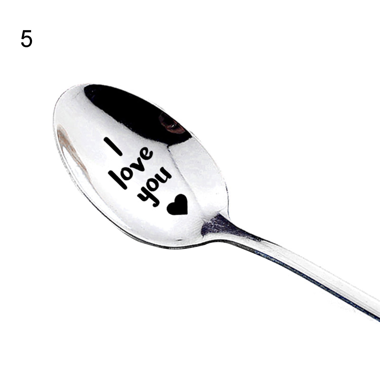 I Cerealsly Love You Engraved Stainless Steel Cereal Spoon Anniversary ...