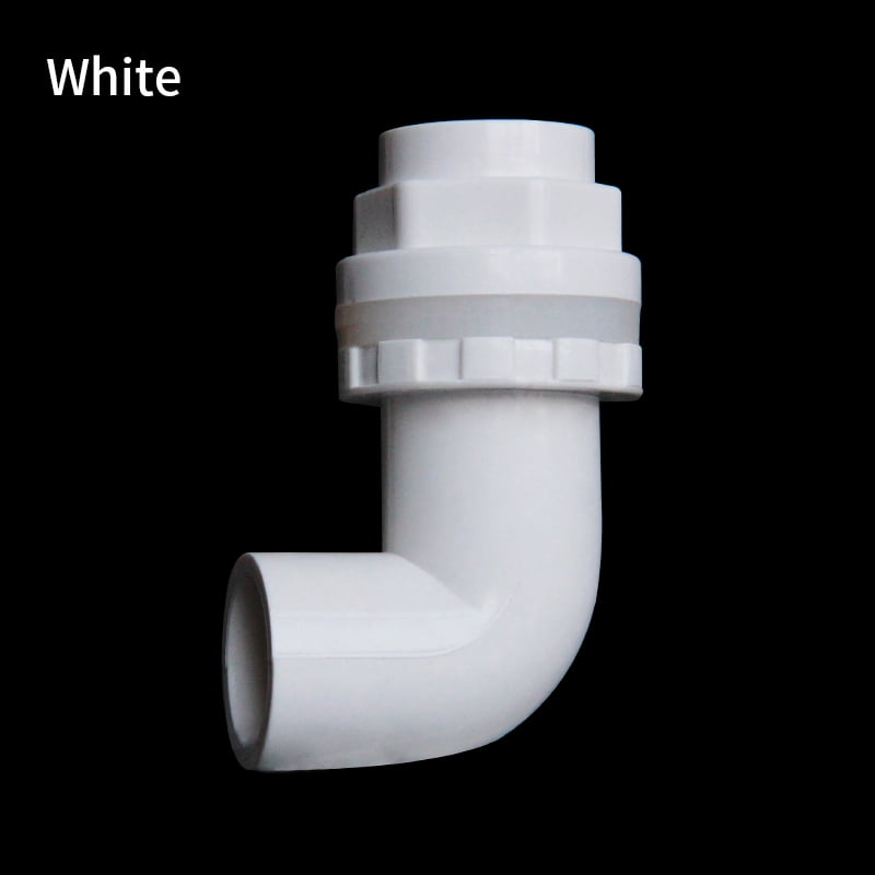 I.D20~50mm PVC Aquarium 90° Elbow Drainage Connector Fish Tank Overflow ...