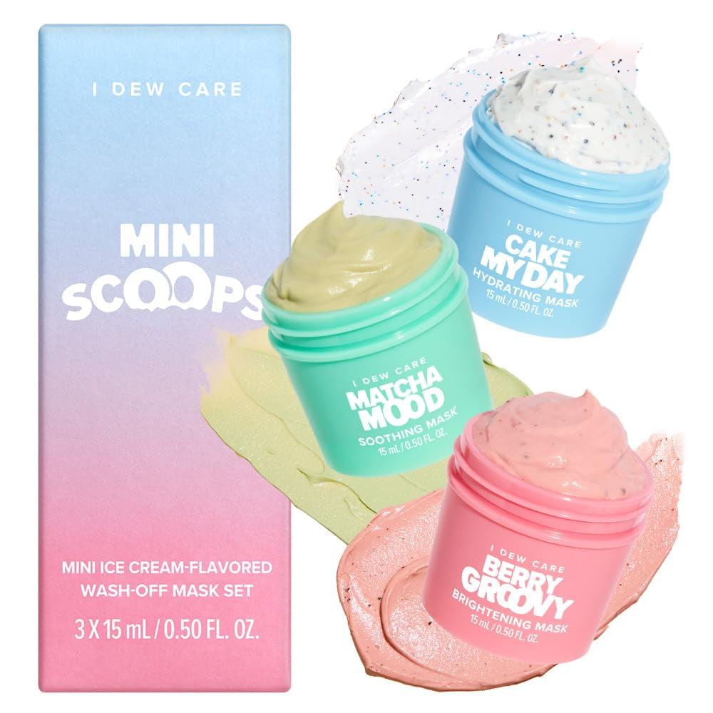 I DEW CARE Wash DMF15 Off Face Mask Gift Set - Mini Scoops | Facial ...