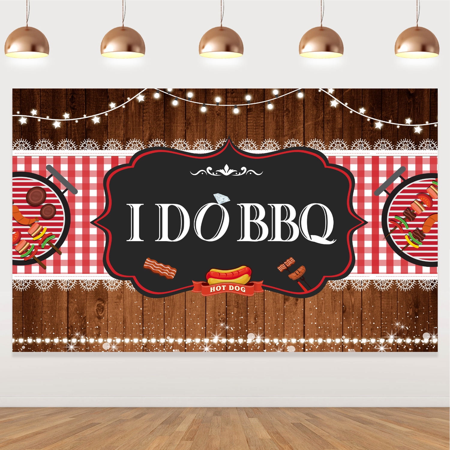 I Do BBQ Backdrop for Adults Men Women Engagement Couples Wedding ...