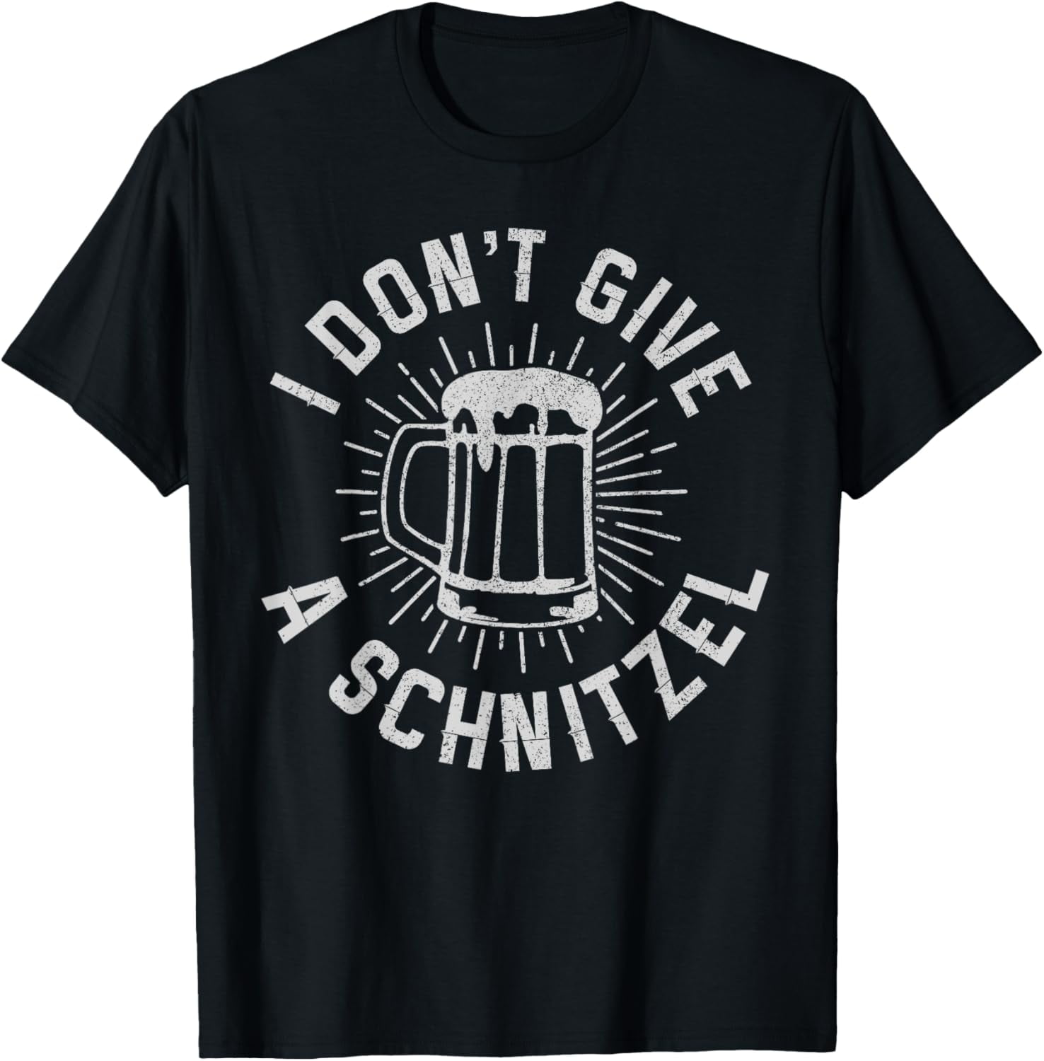 I Don't Give A Schnitzel - Funny German Beer Oktoberfest T-Shirt ...