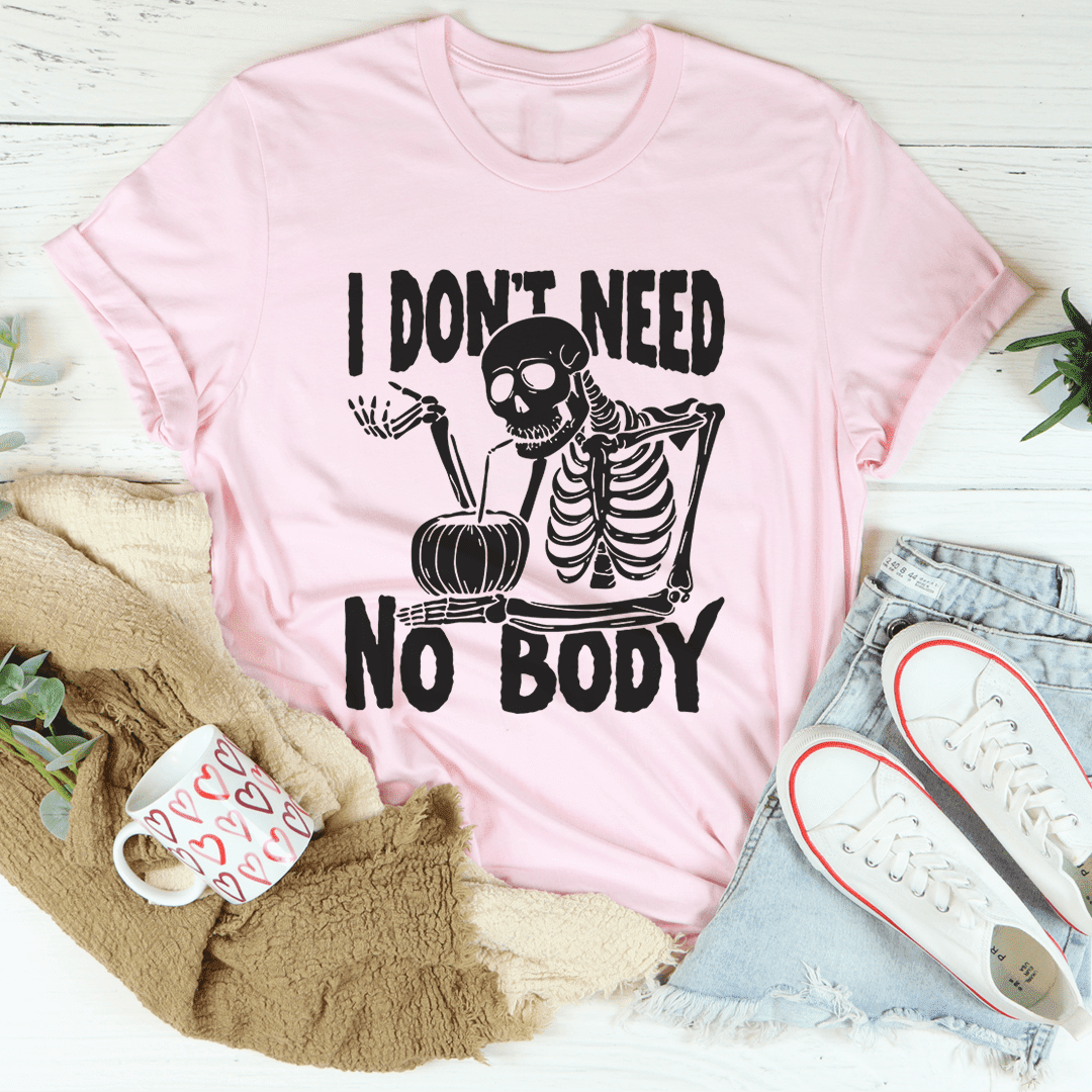 I Dont Need Nobody Tee Athletic Heather S Peachy Sunday T-Shirt ...