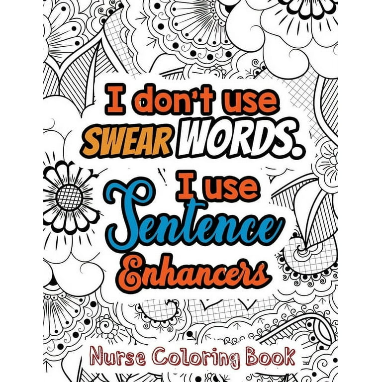 swear word coloring pages printable