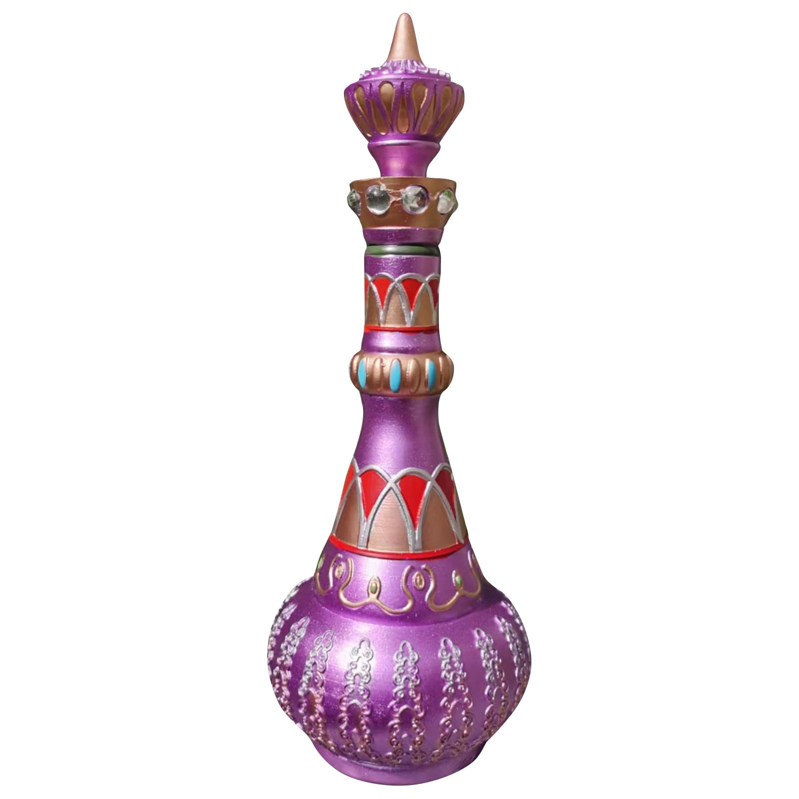 I Dream Of Jeannie Genie Hand Painted Glass Blown Purple Mulberry Bottle - Walmart.com