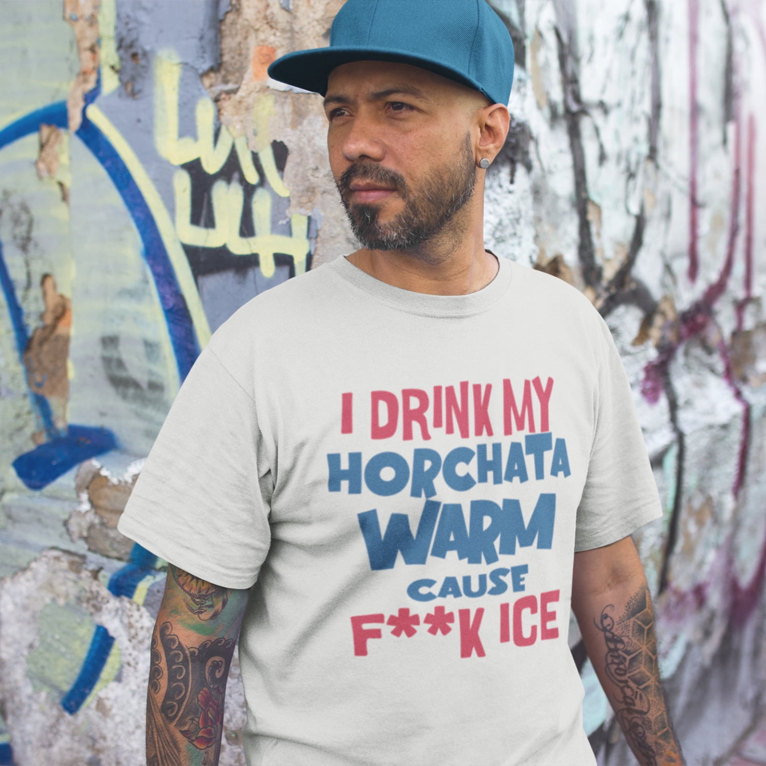 I Drink My Horchata Warm Cause F Ice T-shirt | Latino Viral Tees | 4 ...