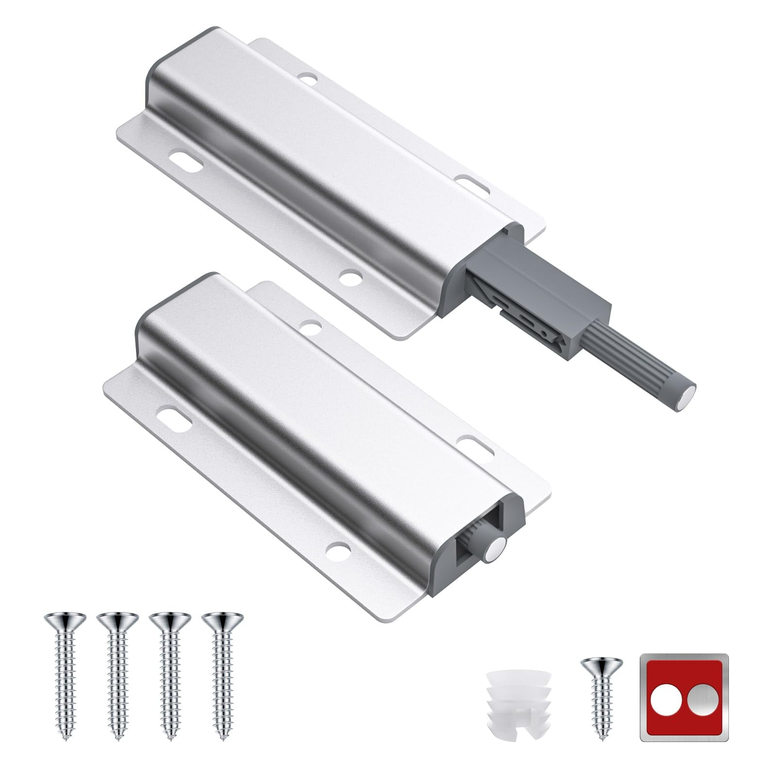 I-EASYDWW Magnetic Push Latch, Push to Open Cabinet Hardware, Magnetic ...