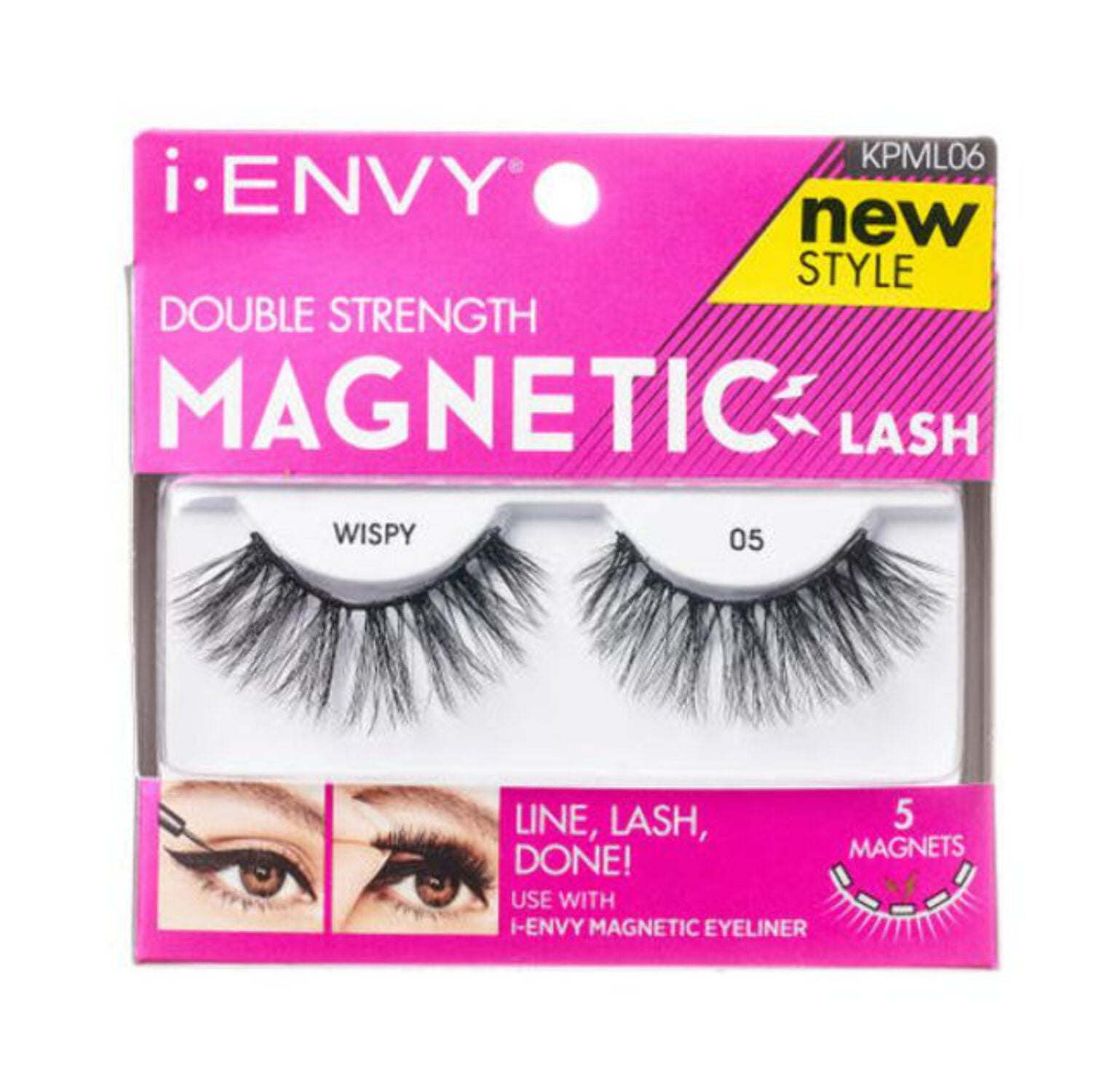 I Envy Double Strength Magnetic Lash - KPML06 - Walmart.com