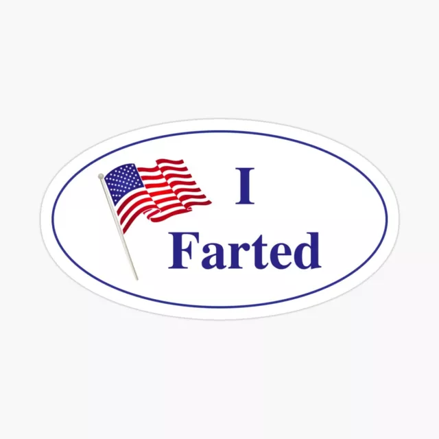 I Farted Sticker 6Xes Sticker Phone Decal Water Bottle Stickers Car ...