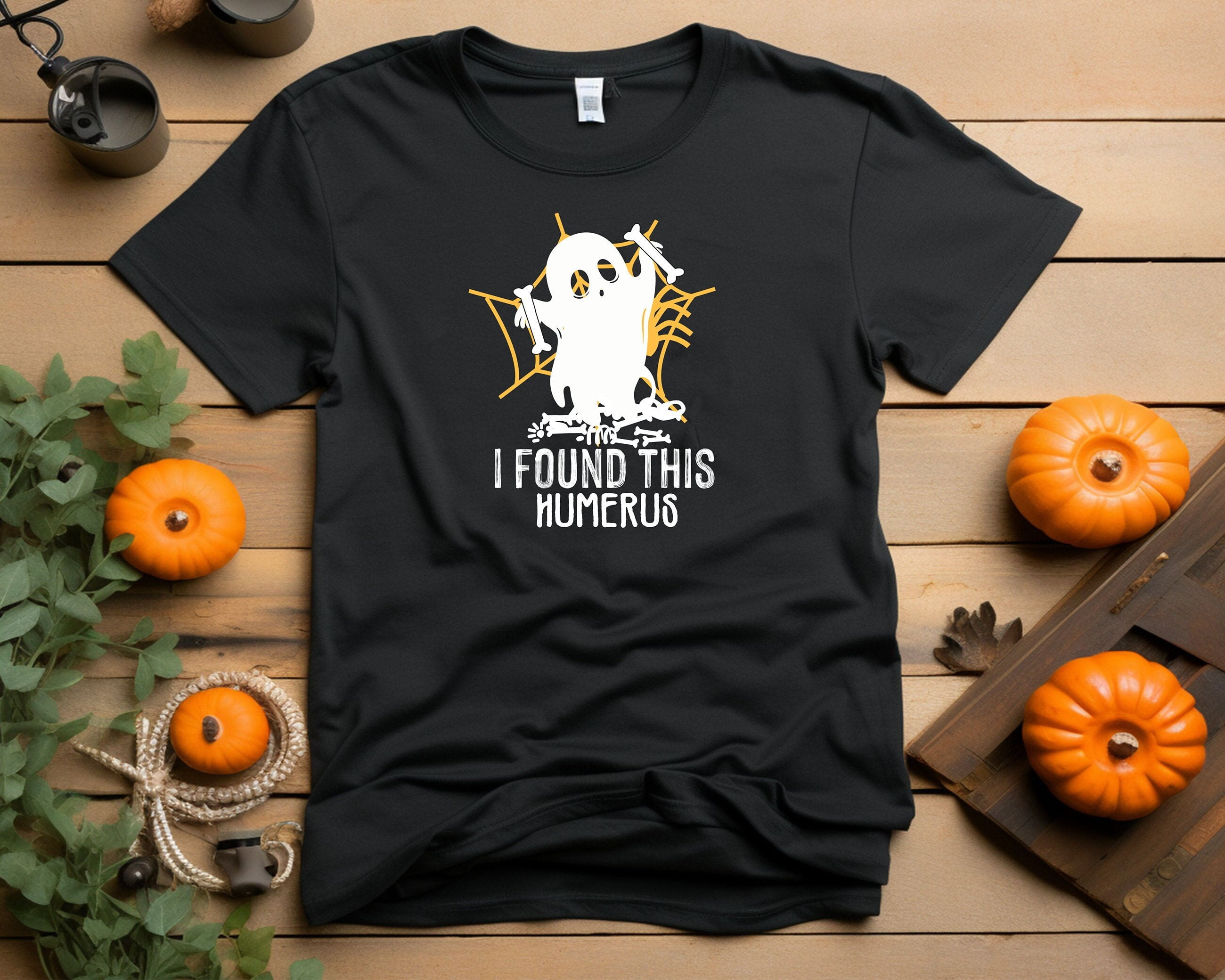 I Found This Humerus Halloween Shirt Nurse Ghost Tee Funny Gift for ...