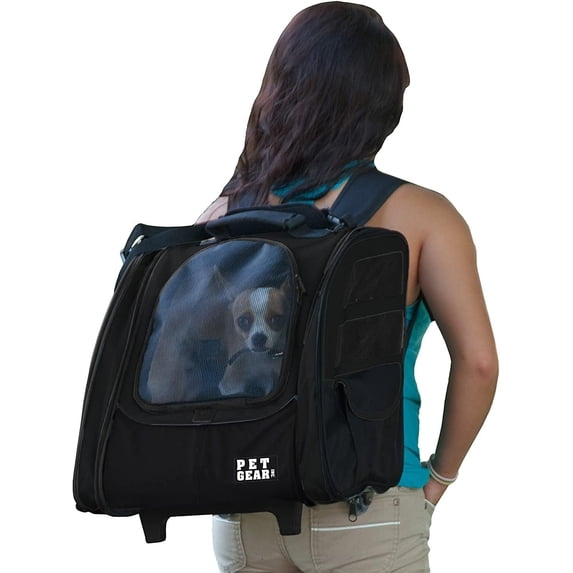 I-GO2 Roller Backpack, Travel Carrier, Car Seat for Cats/Dogs, Mesh ...