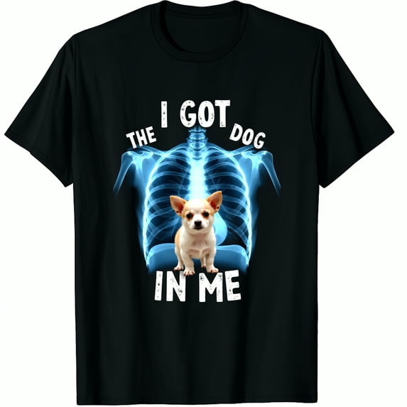 I Got that Dog in Me Funny Chihuahua Dog Meme Graphic Crew Neck Short ...