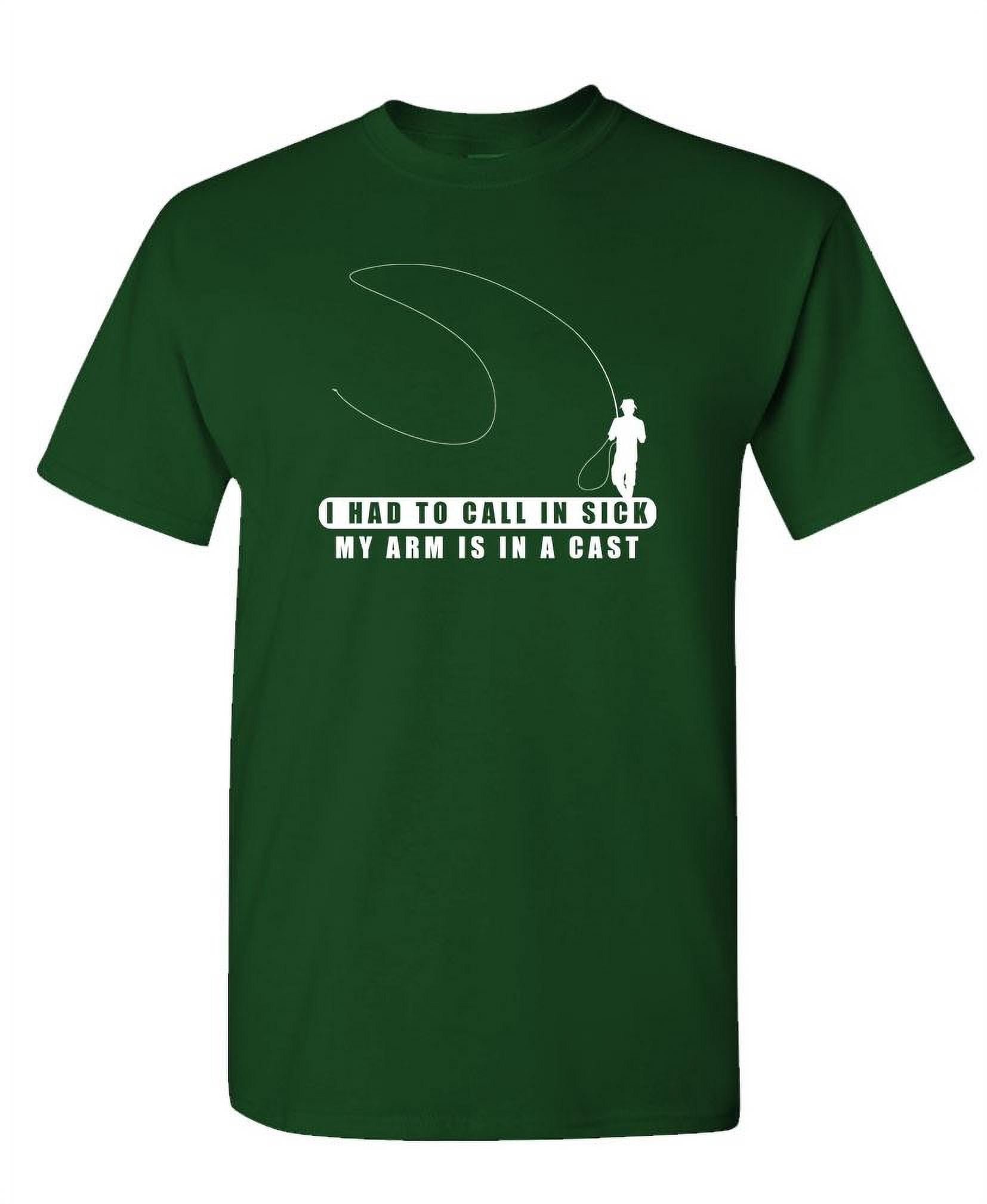 I HAD TO CALL IN SICK My Arm Is In A Cast Unisex Cotton T Shirt Tee i-had-to-call-in-sick-my-arm-is-in-a-cast-unisex-cotton-t-shirt-tee
