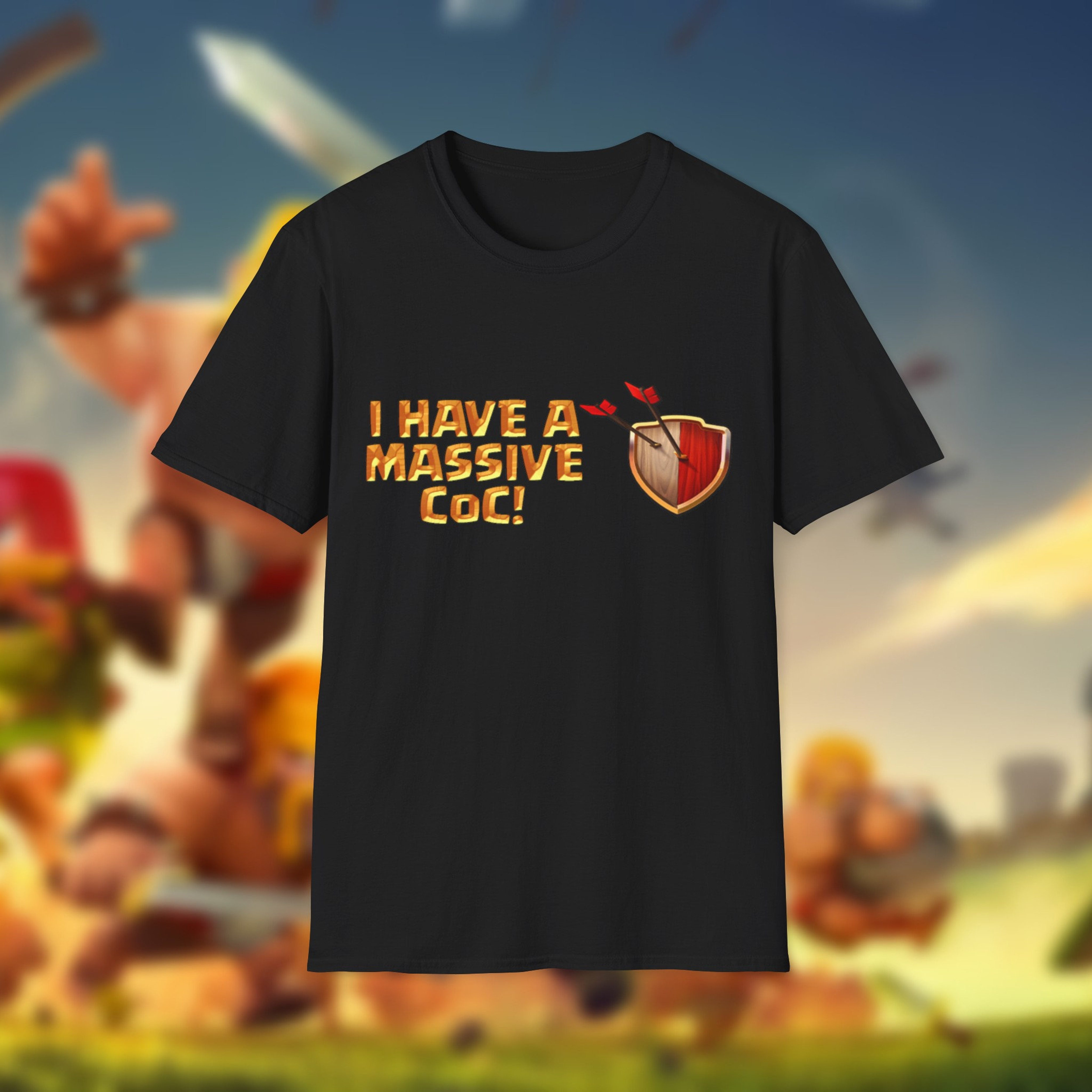 I HAVE A MASSIVE COC! Funny Clash of Clans Classic T Nepal | Ubuy