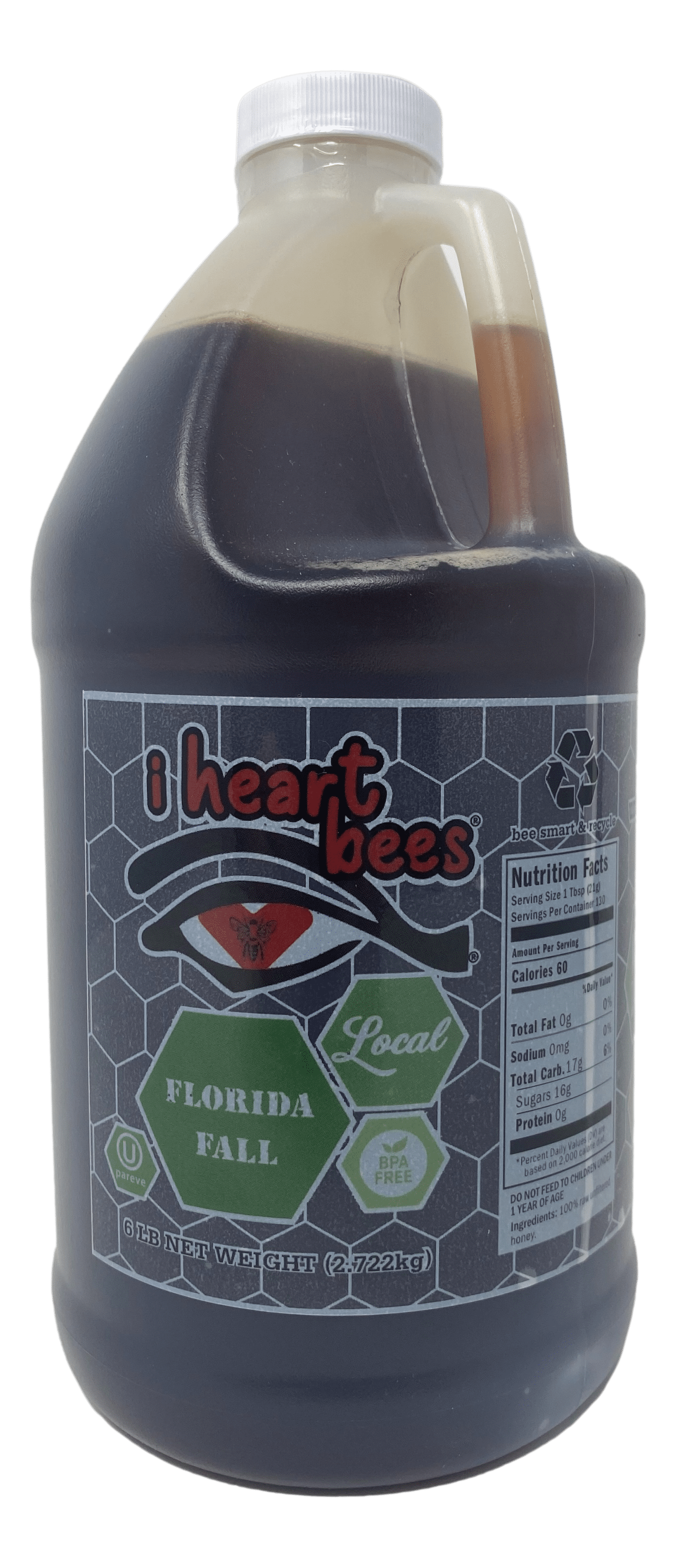 I HEART BEES Fall Blend Honey | 6 Pound Bottle | Raw and Unfiltered ...