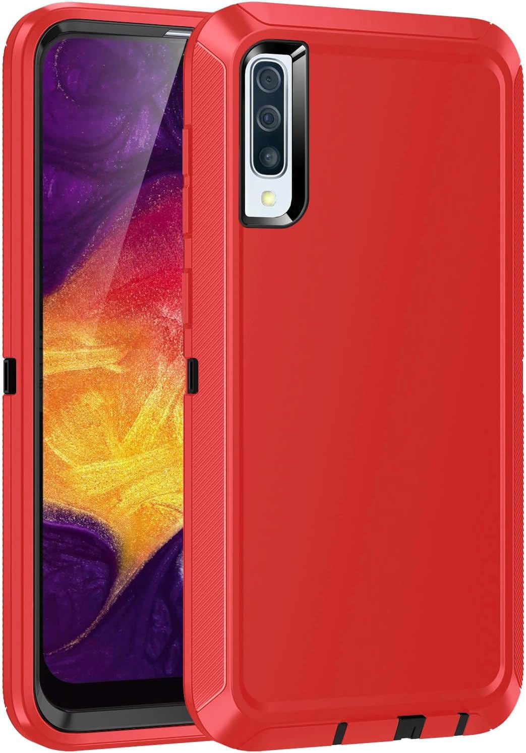 I-HONVA For Samsung Galaxy A50/A50S Case,3-Layer Military Grade Drop ...