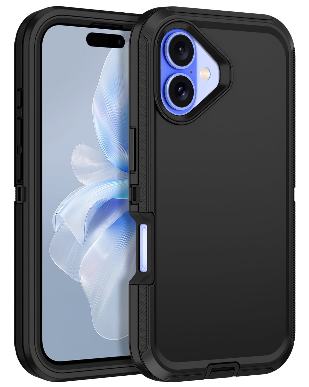 I-HONVA For iPhone 16 Case,3-Layer Military Grade Drop Protection Anti ...