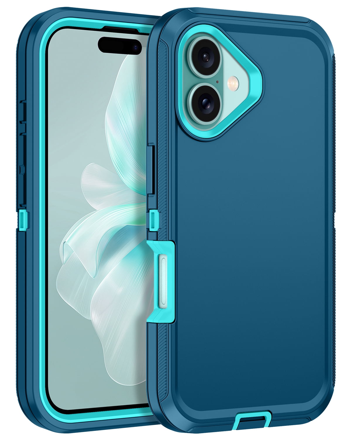 I-HONVA For iPhone 16 Case,3-Layer Military Grade Drop Protection Anti ...