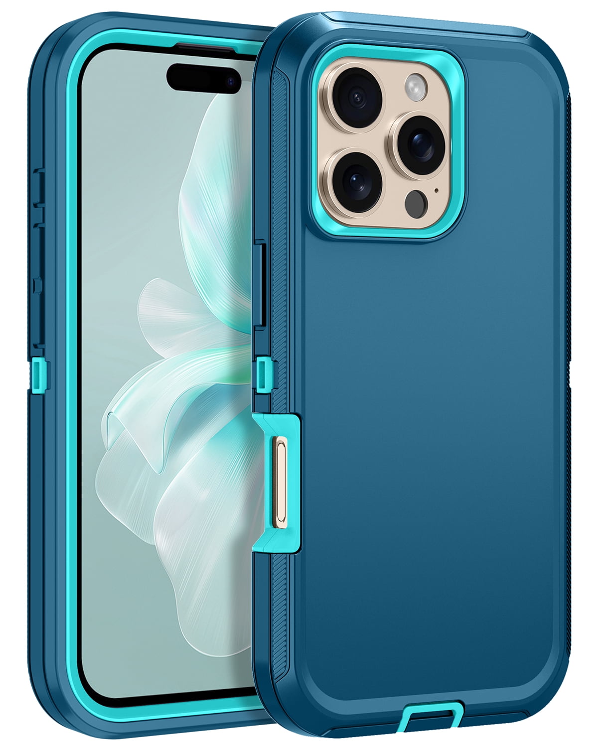 I-HONVA For iPhone 16 Pro Max Case,3-Layer Military Grade Drop ...