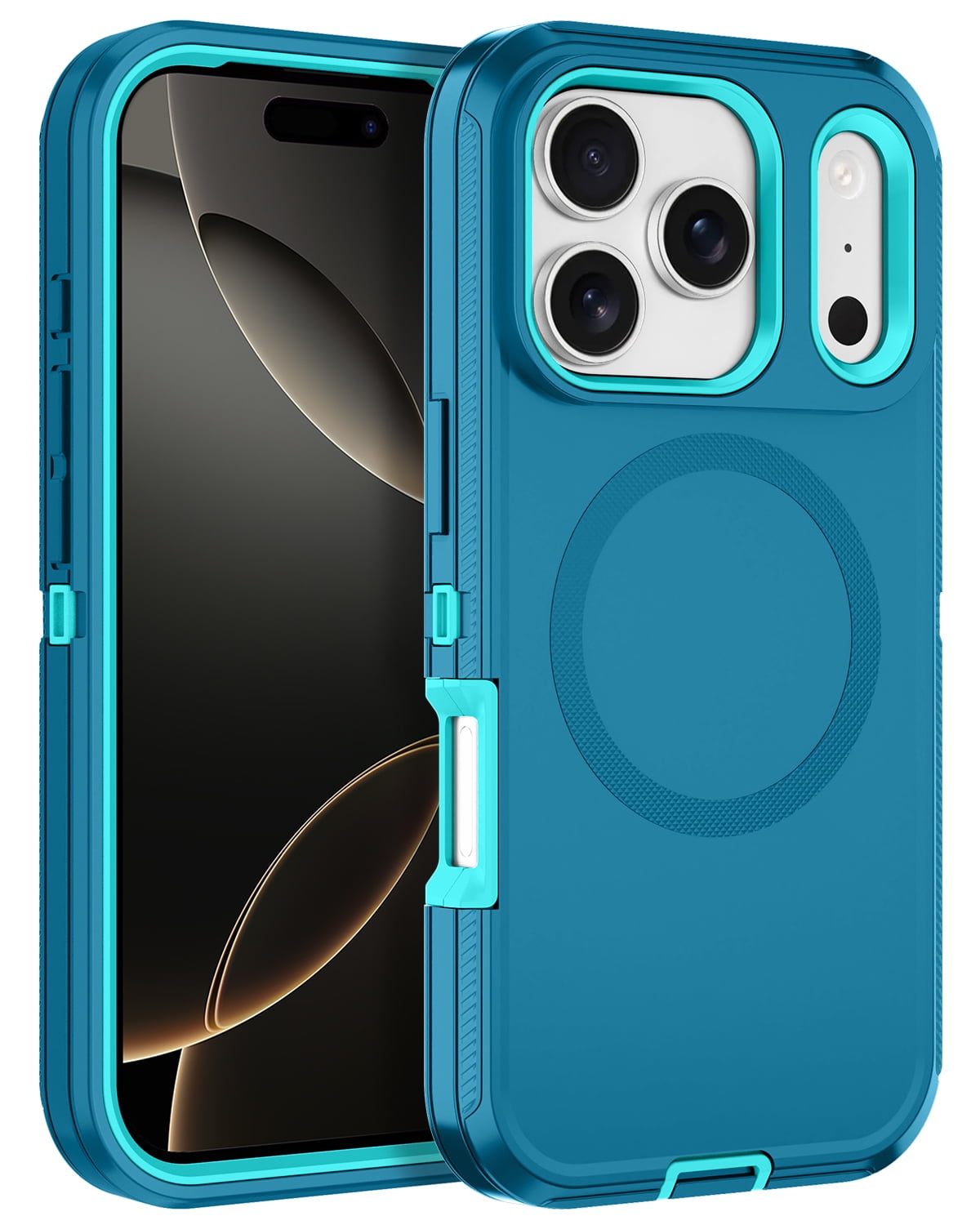 I-HONVA Compatible with iPhone 17 Pro Magnetic Case,3-Layer Drop ...