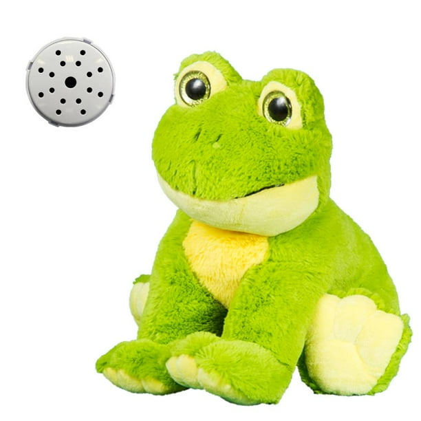 I-HOP the Frog 16 Inch Plush Toy with Recorder Device Soft, Fun Frog ...