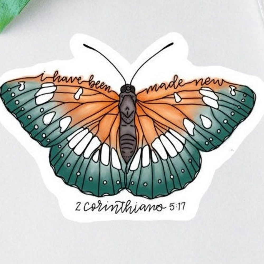 I Have Been Made New Sticker, Bible Sticker, Bible Journal Sticker ...