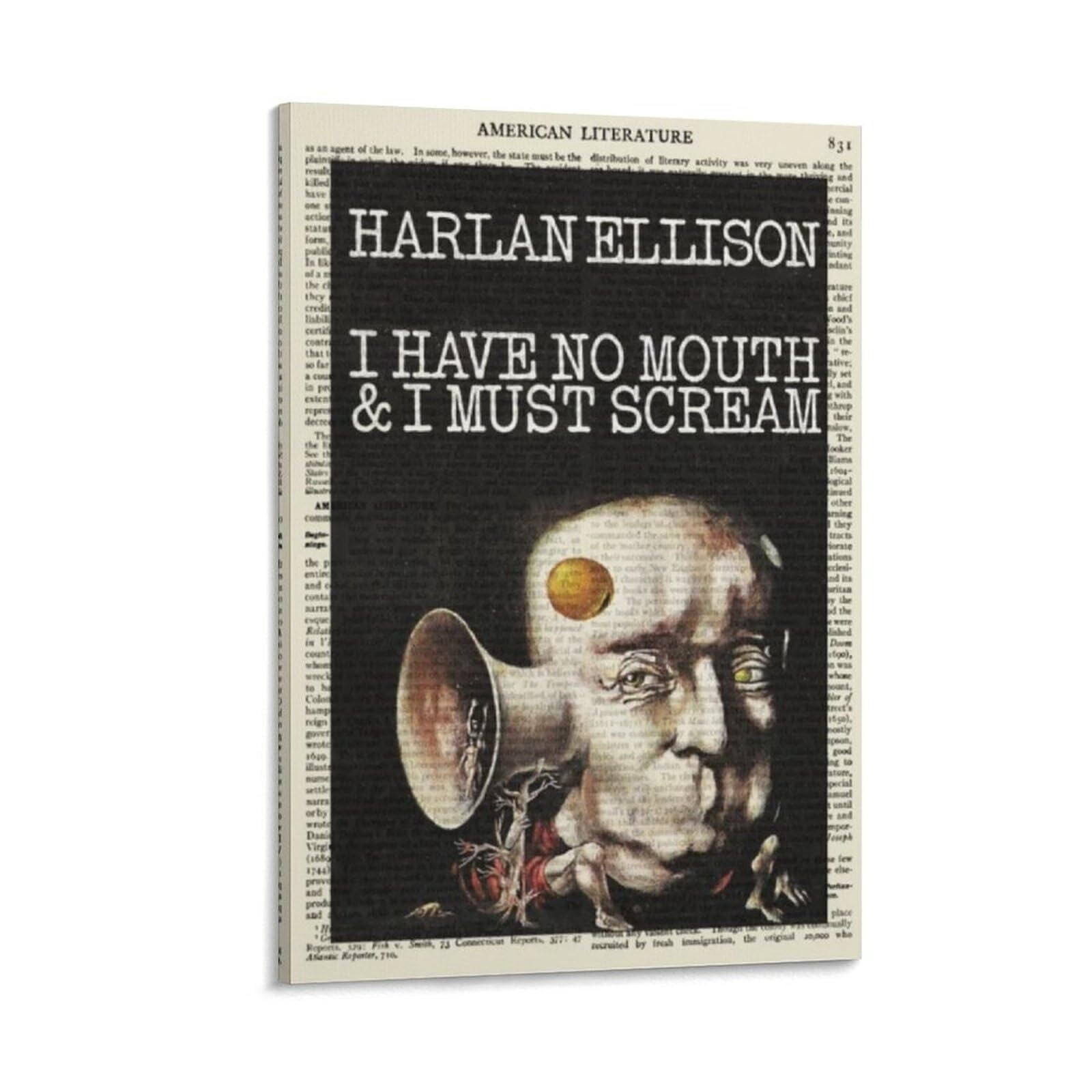 I Have No Mouth, And I Must Scream By Harlan Ellison Book Cover Posters ...