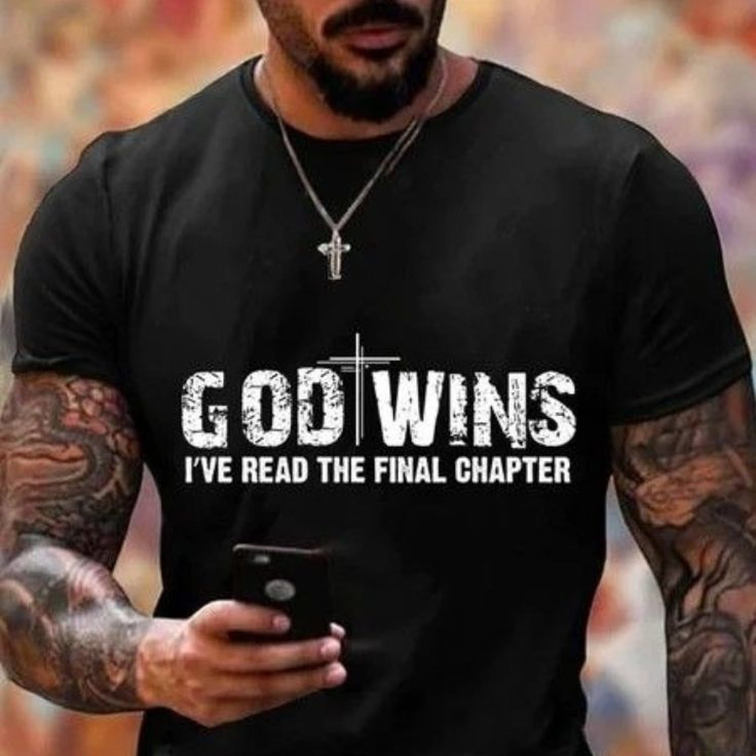 I Have Read The Final Chapter T-S1Hirt _ Color_ Black_White _ Size ...