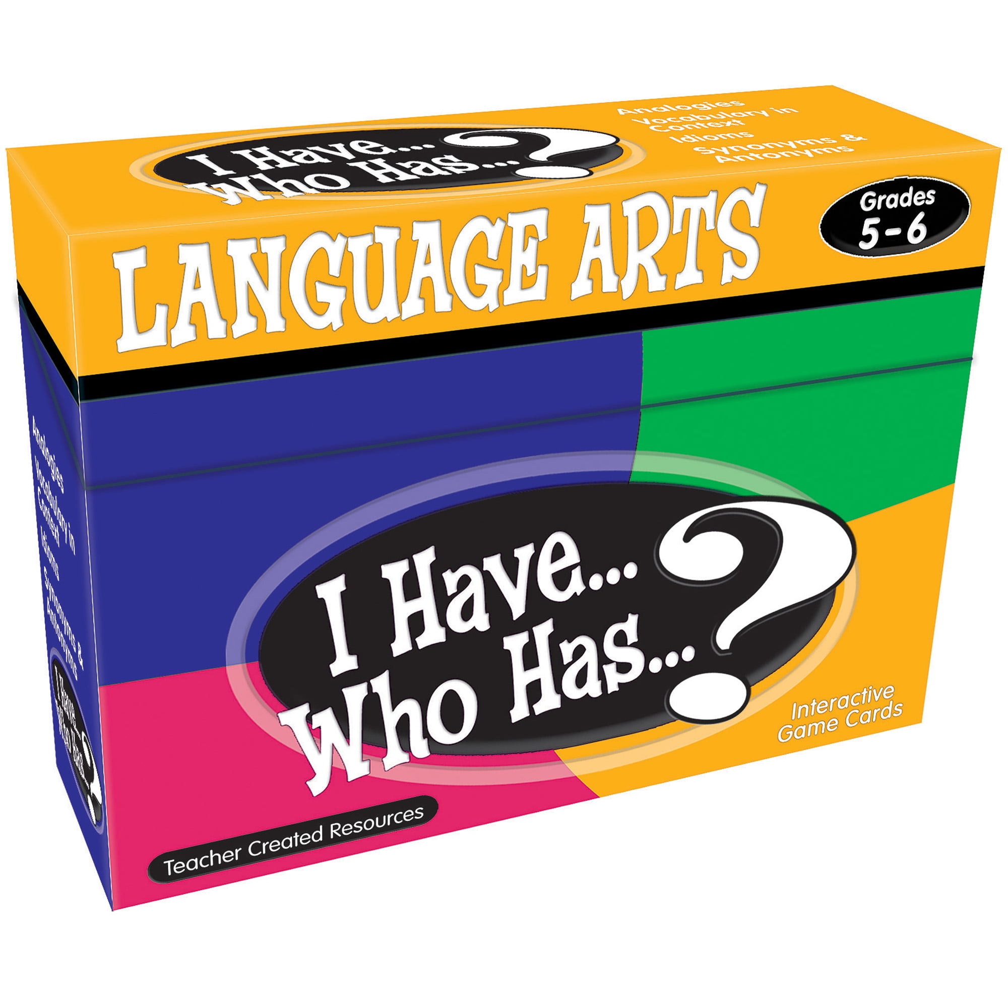 I Have, Who Has Language Arts Game, Grade 5-6 - Walmart Business Supplies