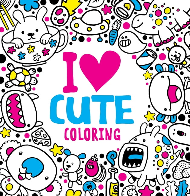 I Heart Coloring I Heart Cute Coloring, (Paperback) - Walmart.com