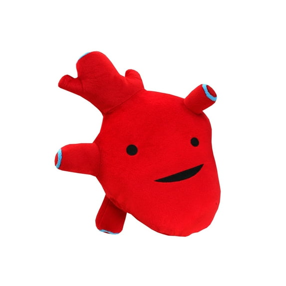 I Heart Guts 10” Heart Plush Toy Red/Blue Stuffed Organ - Walmart.com