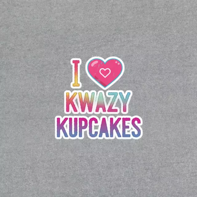 I Heart Kwazy Kupcakes - Self-Love Baking Graphic Design Stickerphone ...