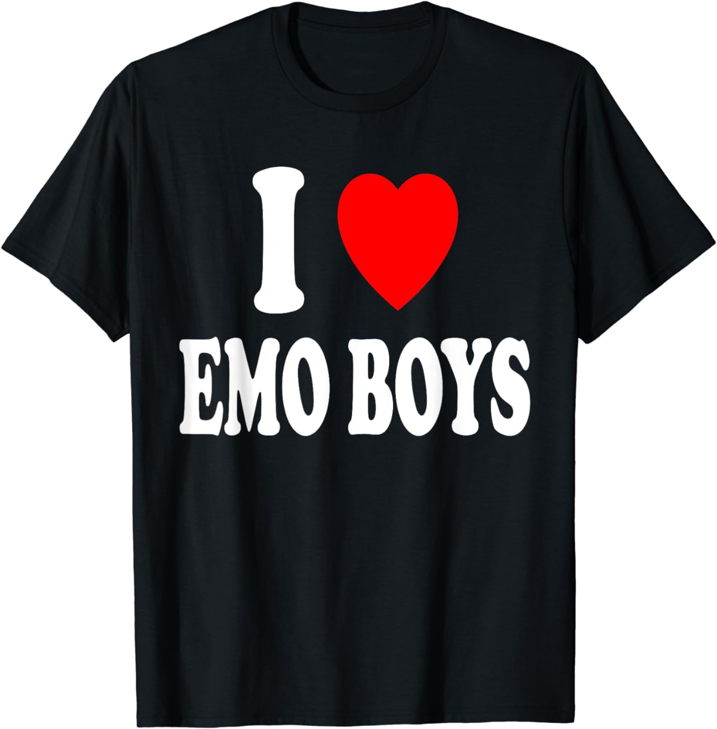 I Heart (Love) Emo Boys Alternative Scene Music Concert T-Shirt ...