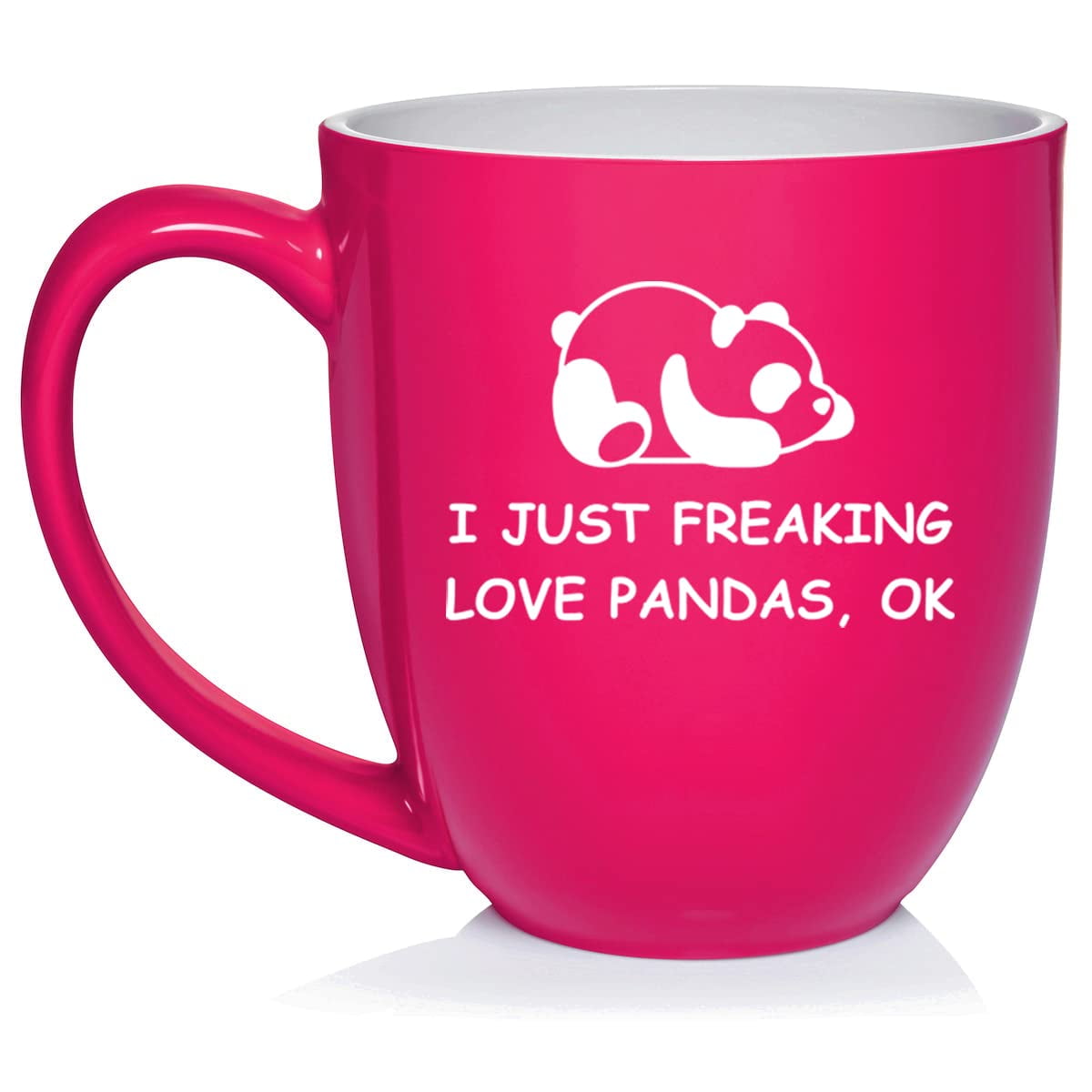 I Just Freaking Love Pandas Funny Ceramic Coffee Mug Tea Cup Gift (16oz ...