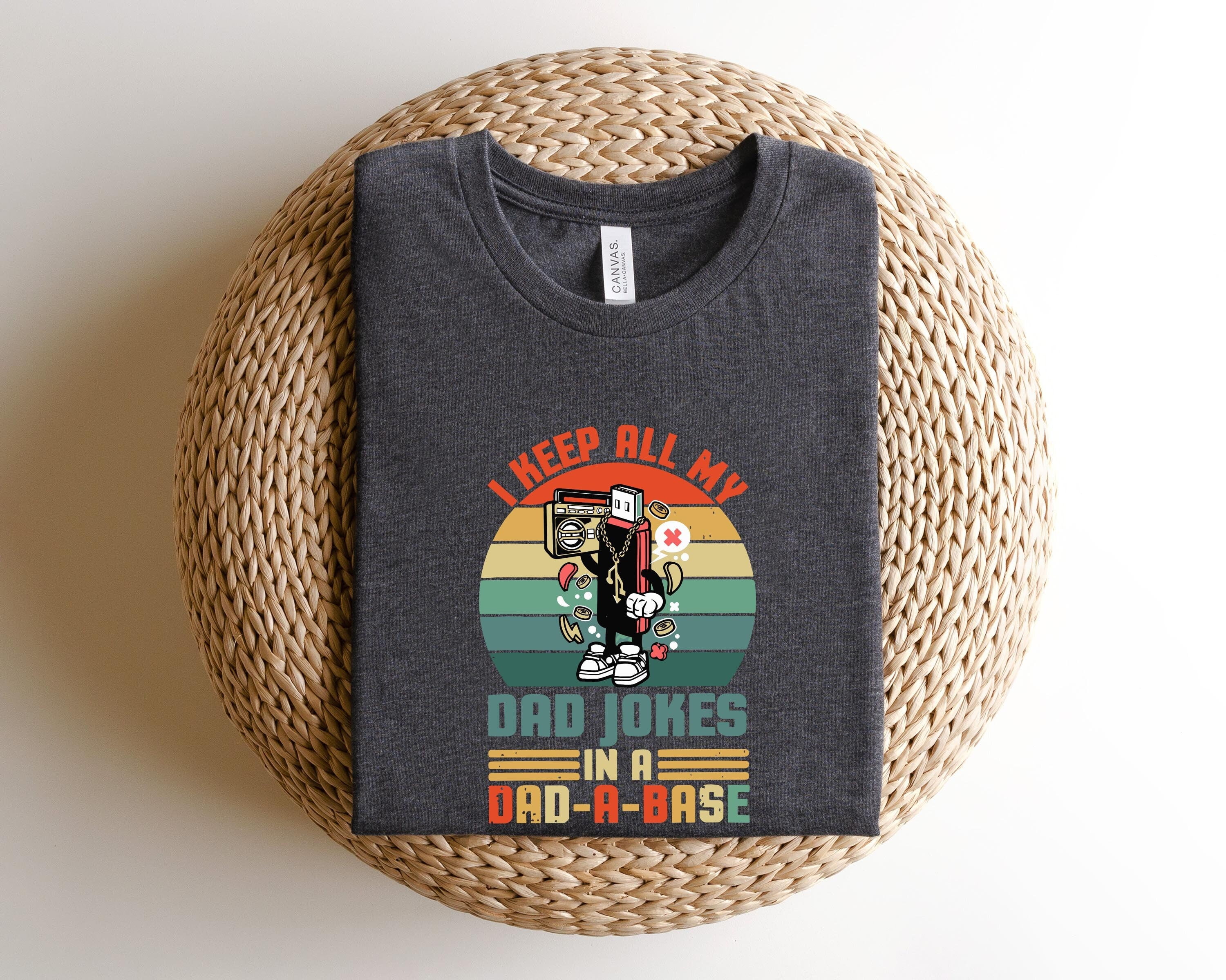 I Keep All My Dad Jokes In A D-a-base Shirt,New Dad Shirt,Dad Shirt ...