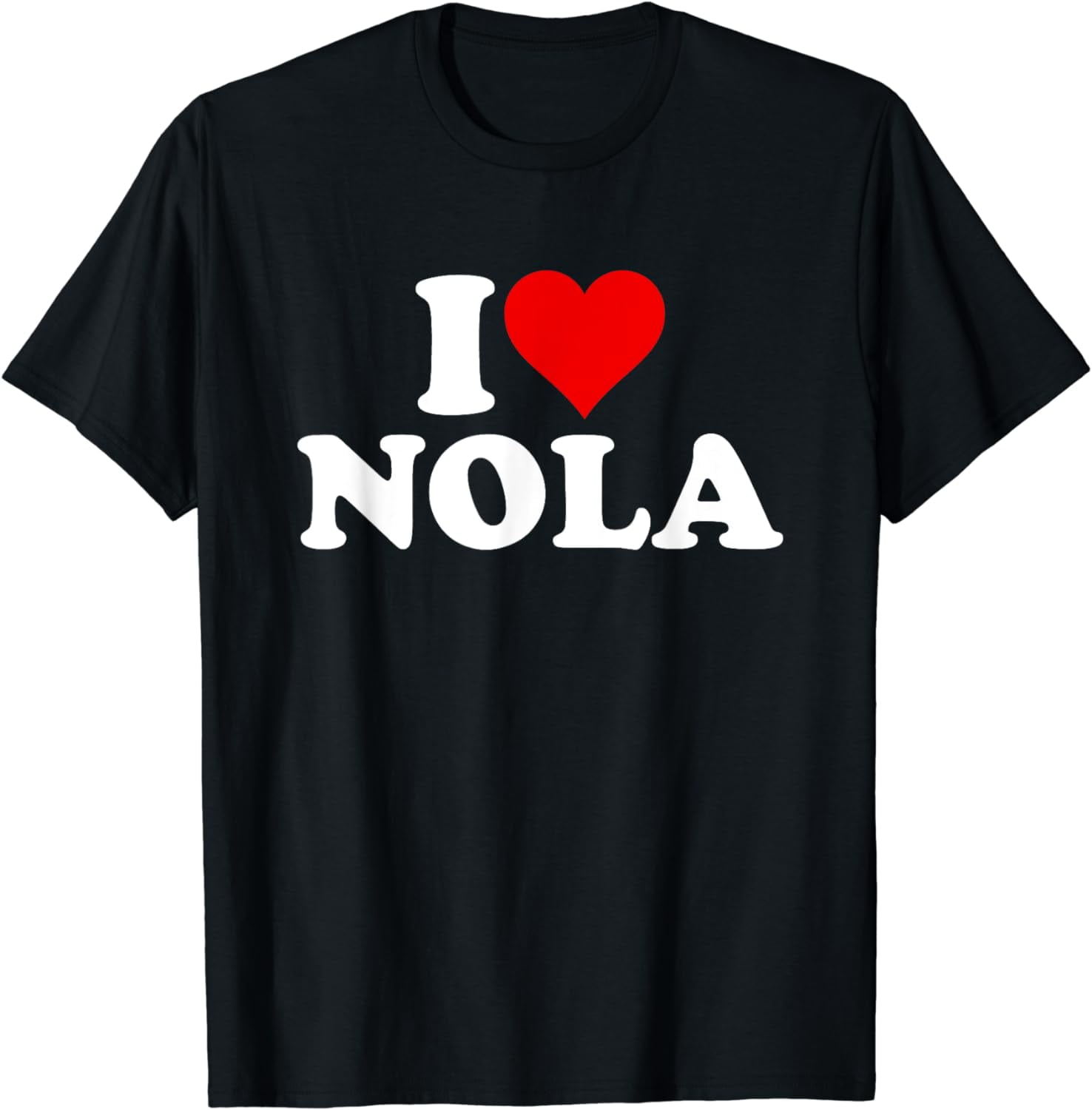 I LOVE HEART NOLA NEW ORLEANS LOUISIANA T-Shirt - Walmart.com