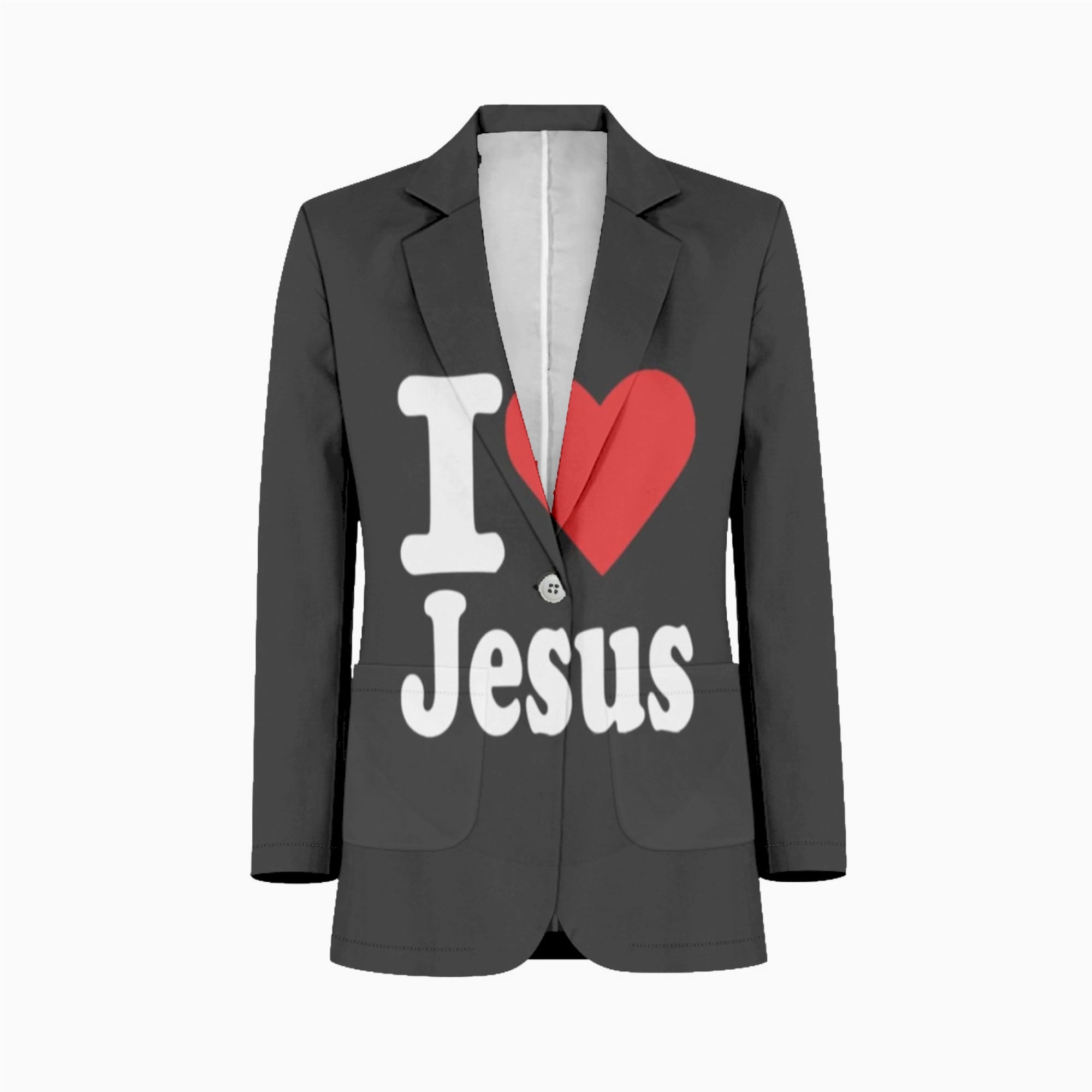 I LOVE JESUS HEART Mens Suits Shawl Collar Slim Fit Suit Mens Groom ...