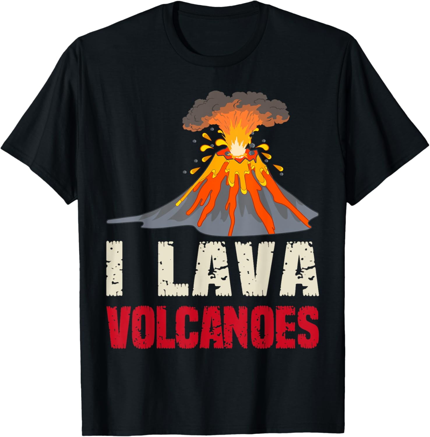 I Lava Volcanoes Funny Volcanologist Geologist Volcanology T-Shirt ...